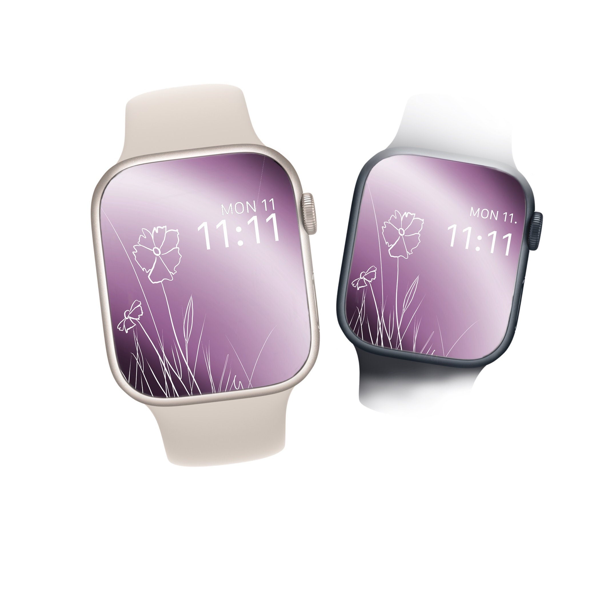 Spring, Apple Watch, Dial, Watchface, Smartwatch, Lock Screen, Flowers ...