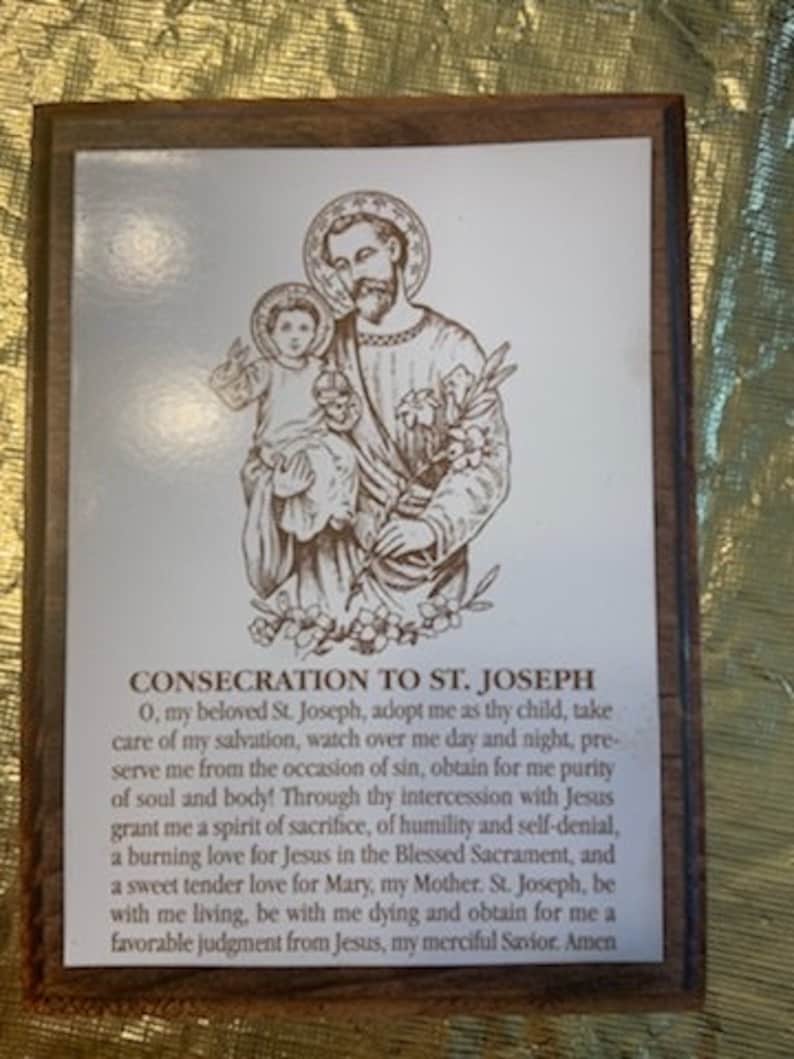 St Joseph Consecration - Etsy