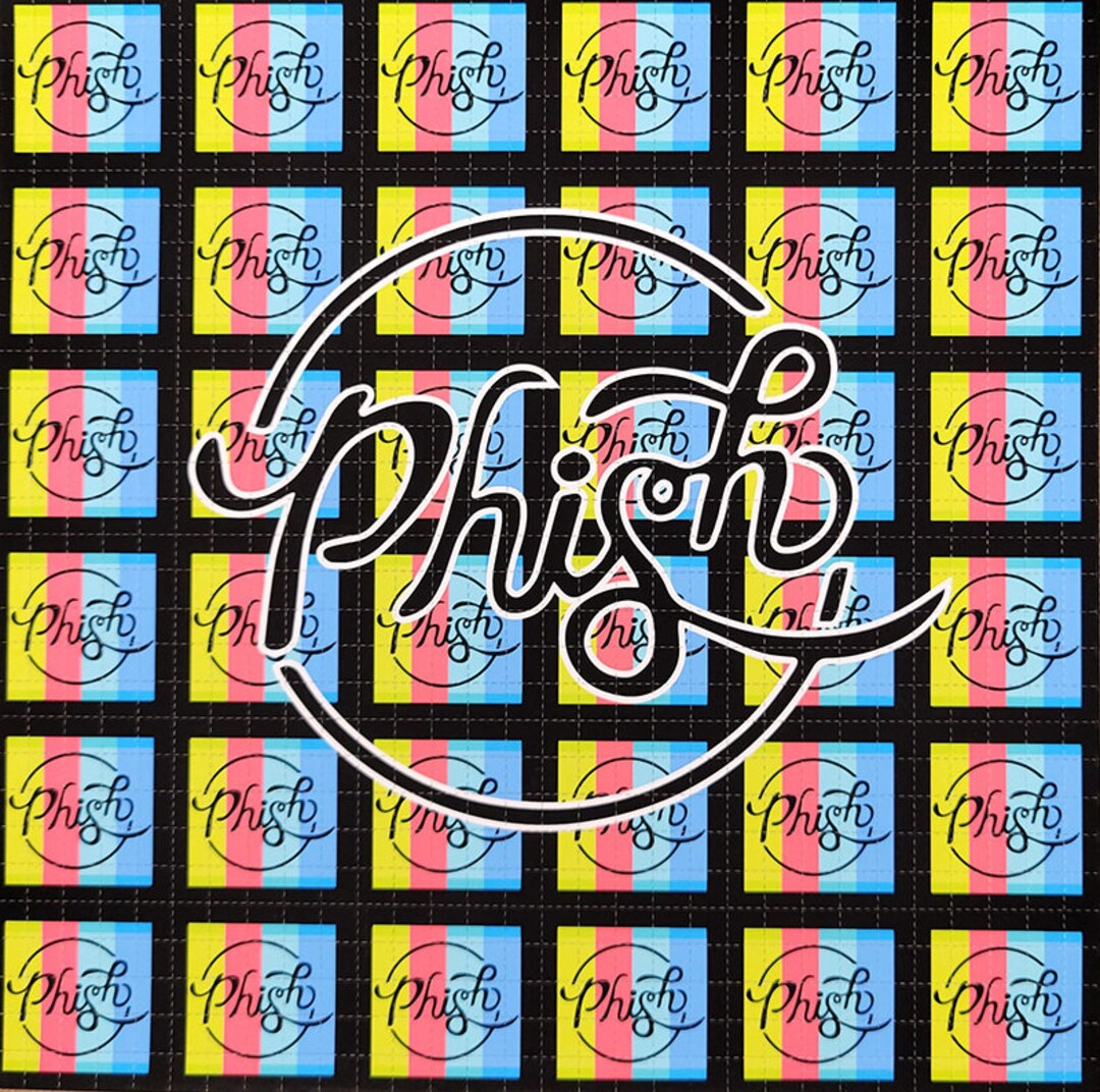 Phish Colored Bars Blotter Art - Acid Free LSD Art Print - Etsy