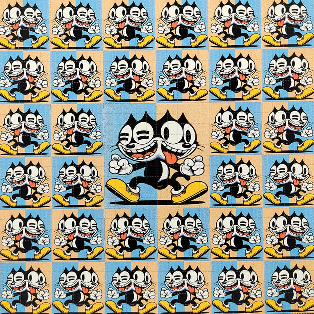 Felix the Cat 2024 Blotter Art - Acid Free LSD Art Print - Etsy