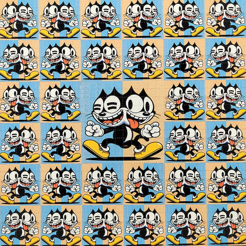 Felix the Cat 2024 Blotter Art - Acid Free LSD Art Print - Etsy