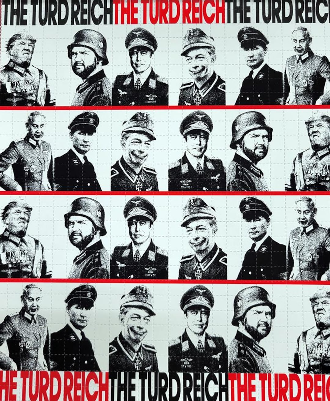 The Turd Reich Blotter Art - Acid Free LSD Art Print - Etsy