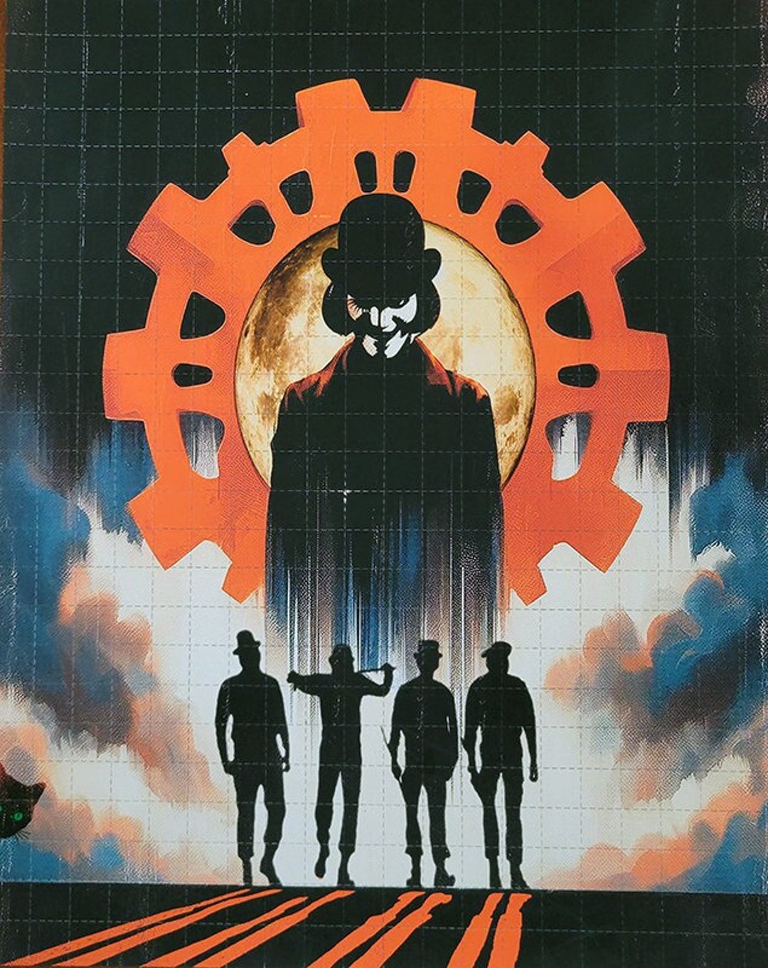 Clockwork Orange Blotter Art - Acid Free LSD Art Print - Etsy
