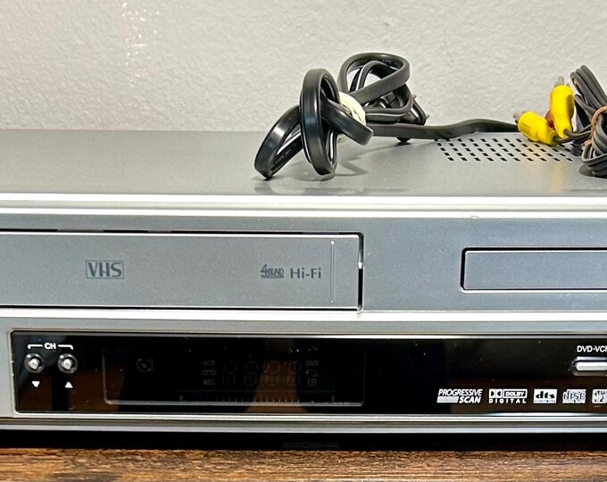 GO Video Dvd Player Vcr Combo VHS Recorder AV Cable DV2150 Hi-fi Stereo ...