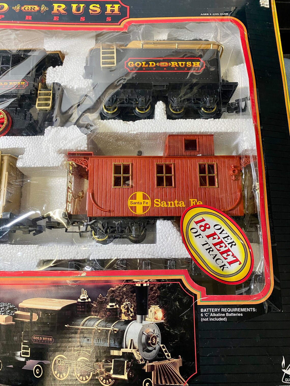 Vintage 1996 Gold Rush Express Train Set Number 186 Complete - Etsy
