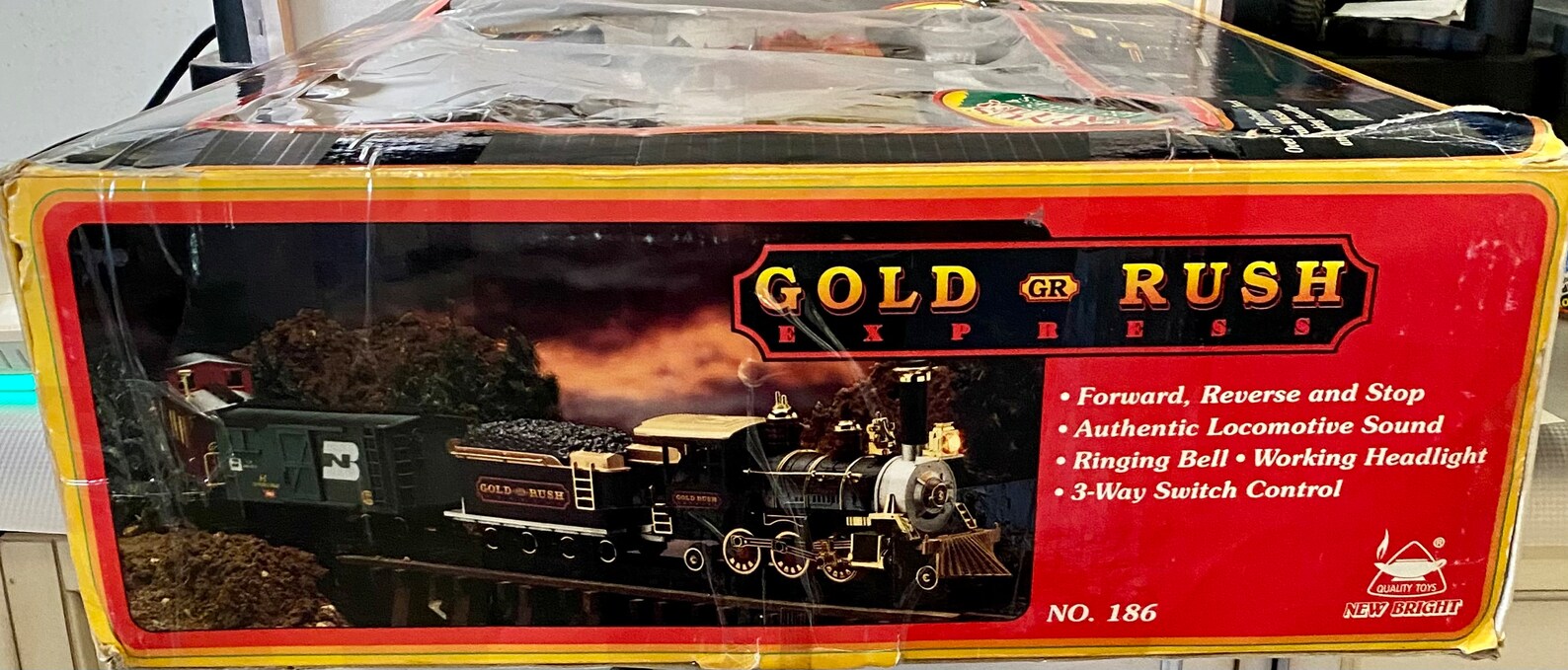 Vintage 1996 Gold Rush Express Train Set Number 186 Complete - Etsy