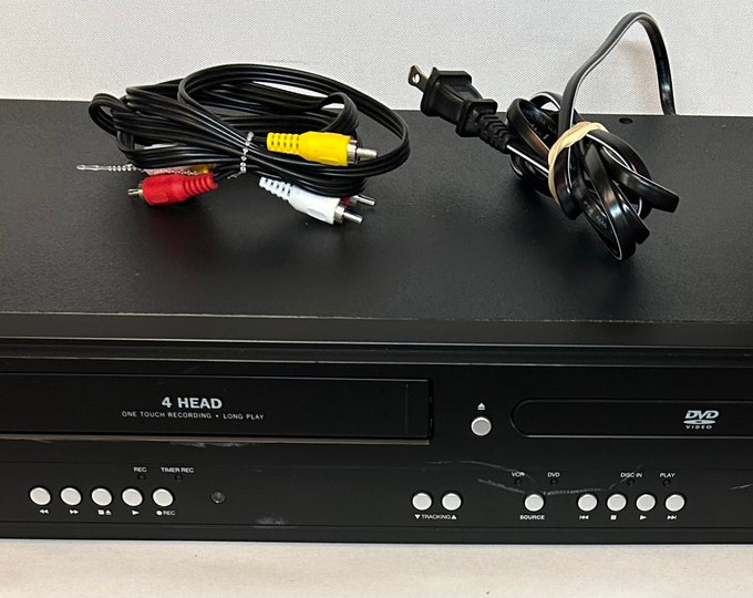 Funai DV220FX4 DVD/VHS Combo Unit 4-head VHS Player Tested Working No ...