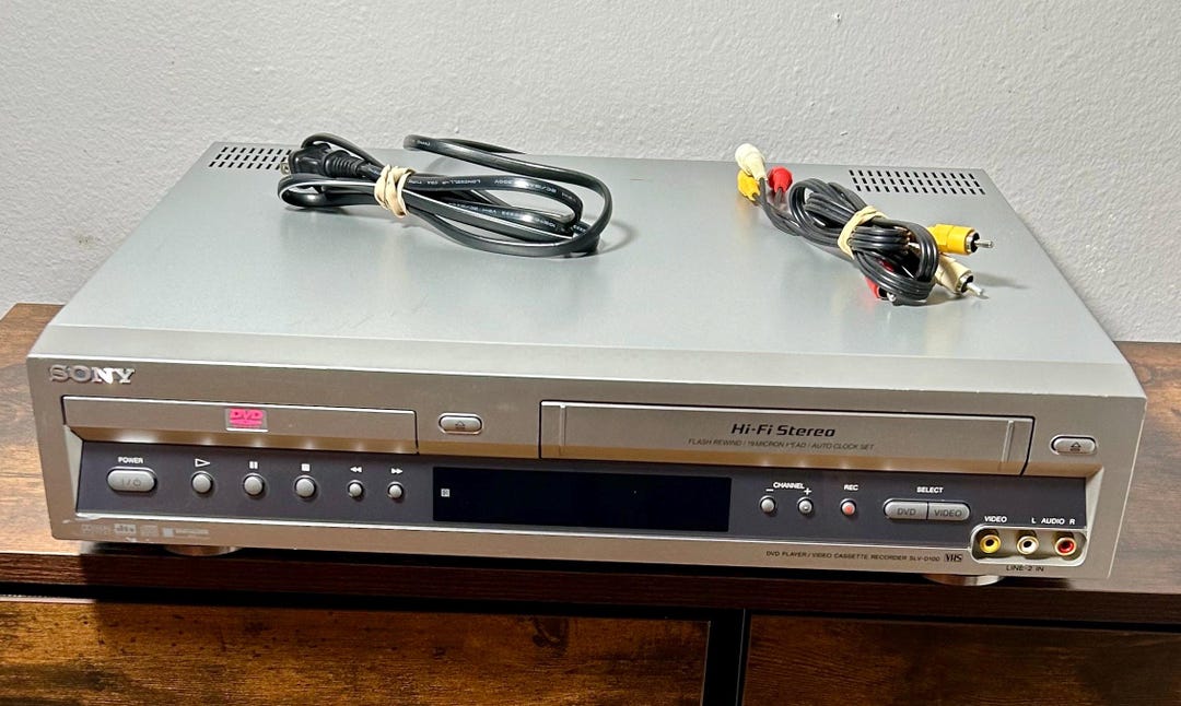 Sony SLV-D100 Dvd-vcr Combo VHS Recorder Hi-fi Stereo No Remote. Tested ...