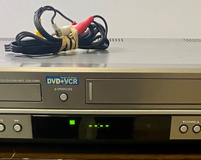 Samsung Dvd Vcr CD MP3 Combo Player Vhs Recorder DVD-V2000 Tested and ...