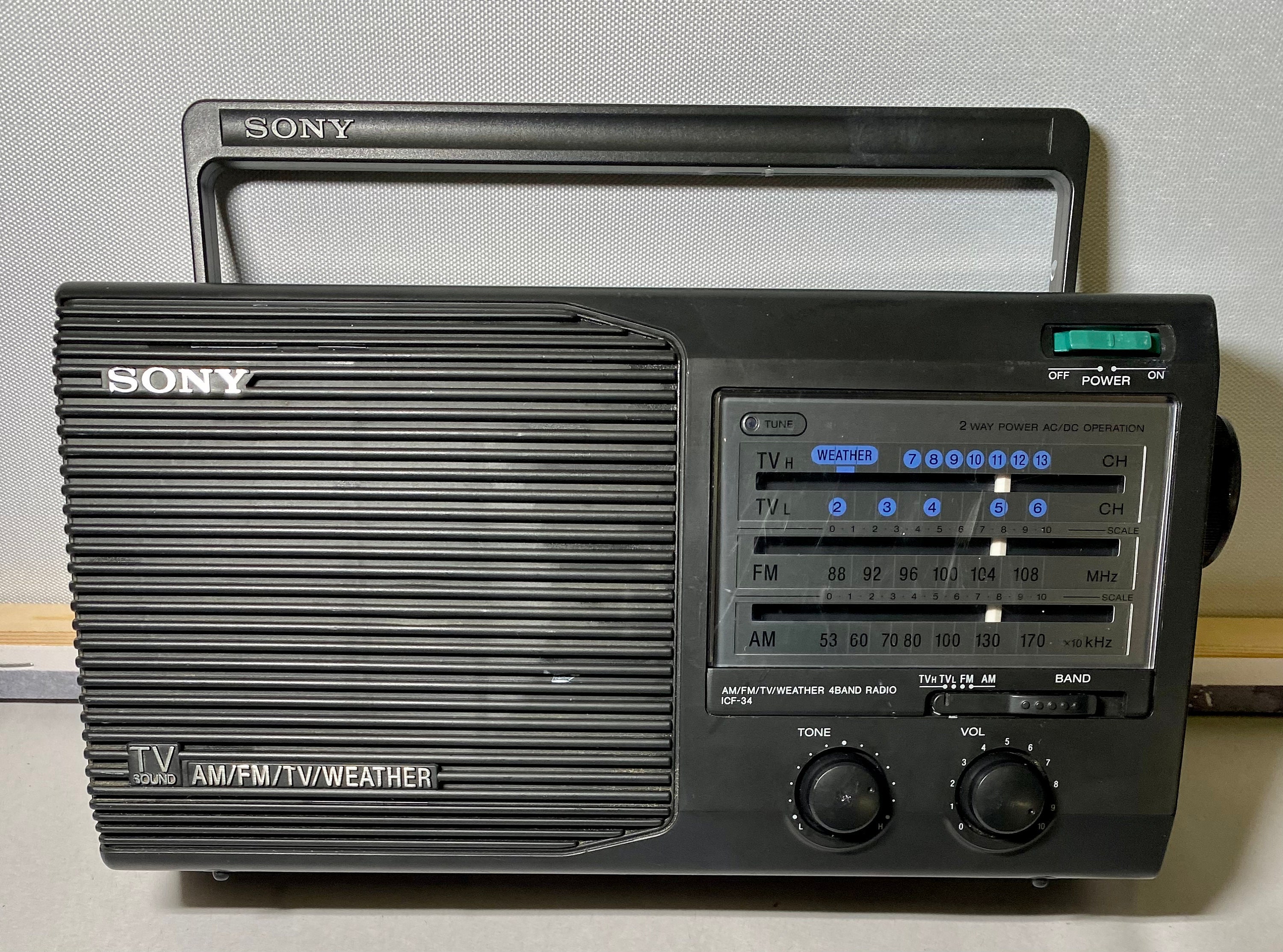Sony Portable Tv Radio