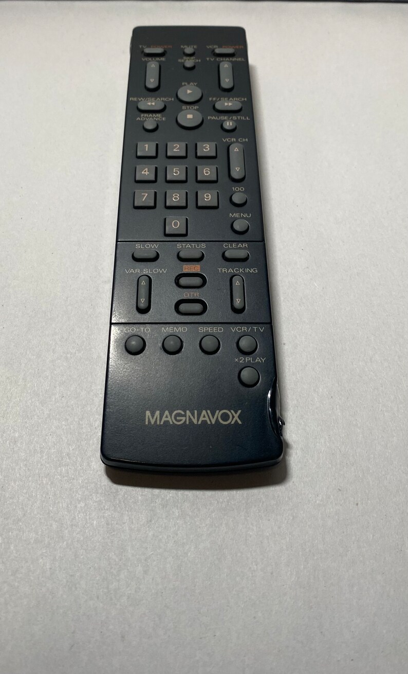 Genuine Magnavox TV VCR Remote Control 4835 218 37084 Tested and Works ...