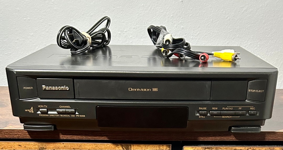 Panasonic Omnivision Vhs Cassette Recorder PV-4308 VCR 4 Head Video ...
