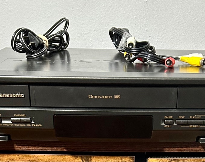 Panasonic Omnivision Vhs Cassette Recorder PV-4308 VCR 4 Head Video ...