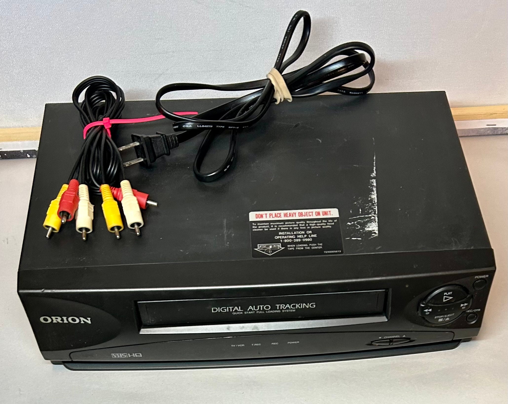 Orion VR0217 Vcr Vhs HQ VHS VCR Player Tested and Works. - Etsy