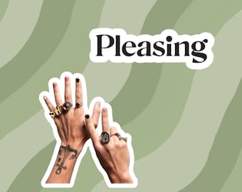 Pleasing Harry Styles Sticker | Etsy