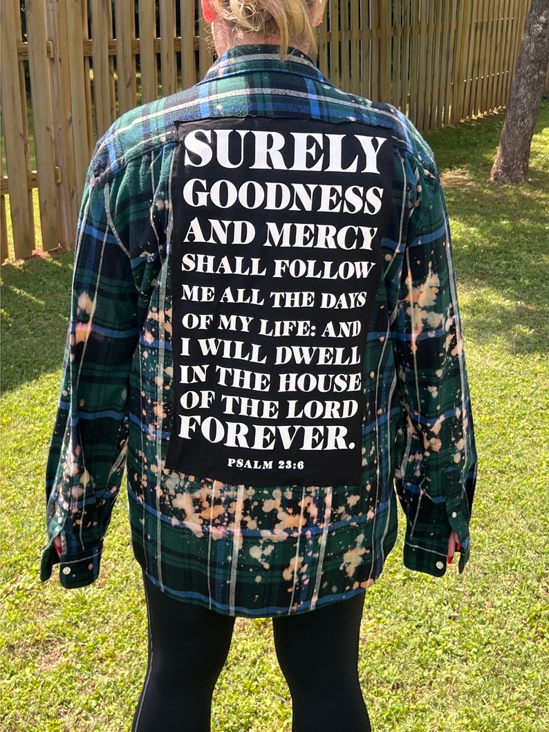 Psalm 23 Flannel Shirt - Etsy