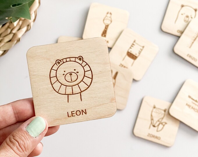 Jungle Animal Memory Game, Animal Matching Game for Kids, Toys for Kids ...