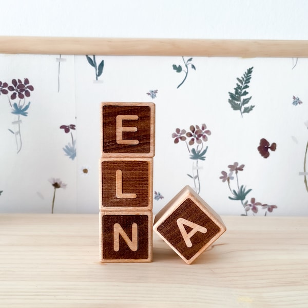 Baby Name Blocks - Etsy