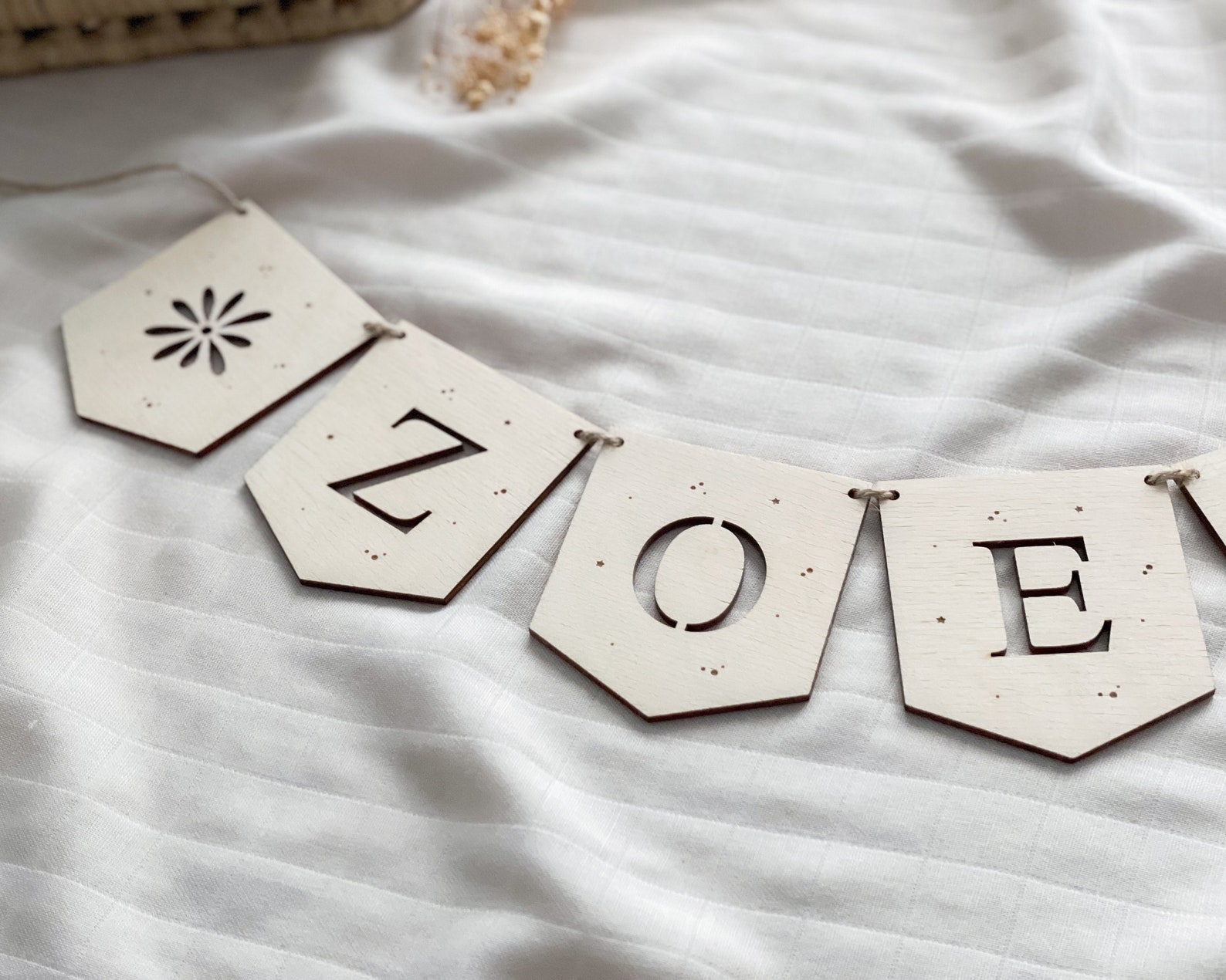 Name Garland, Wooden Letters, Personalized Garland, Baby Room Banner ...