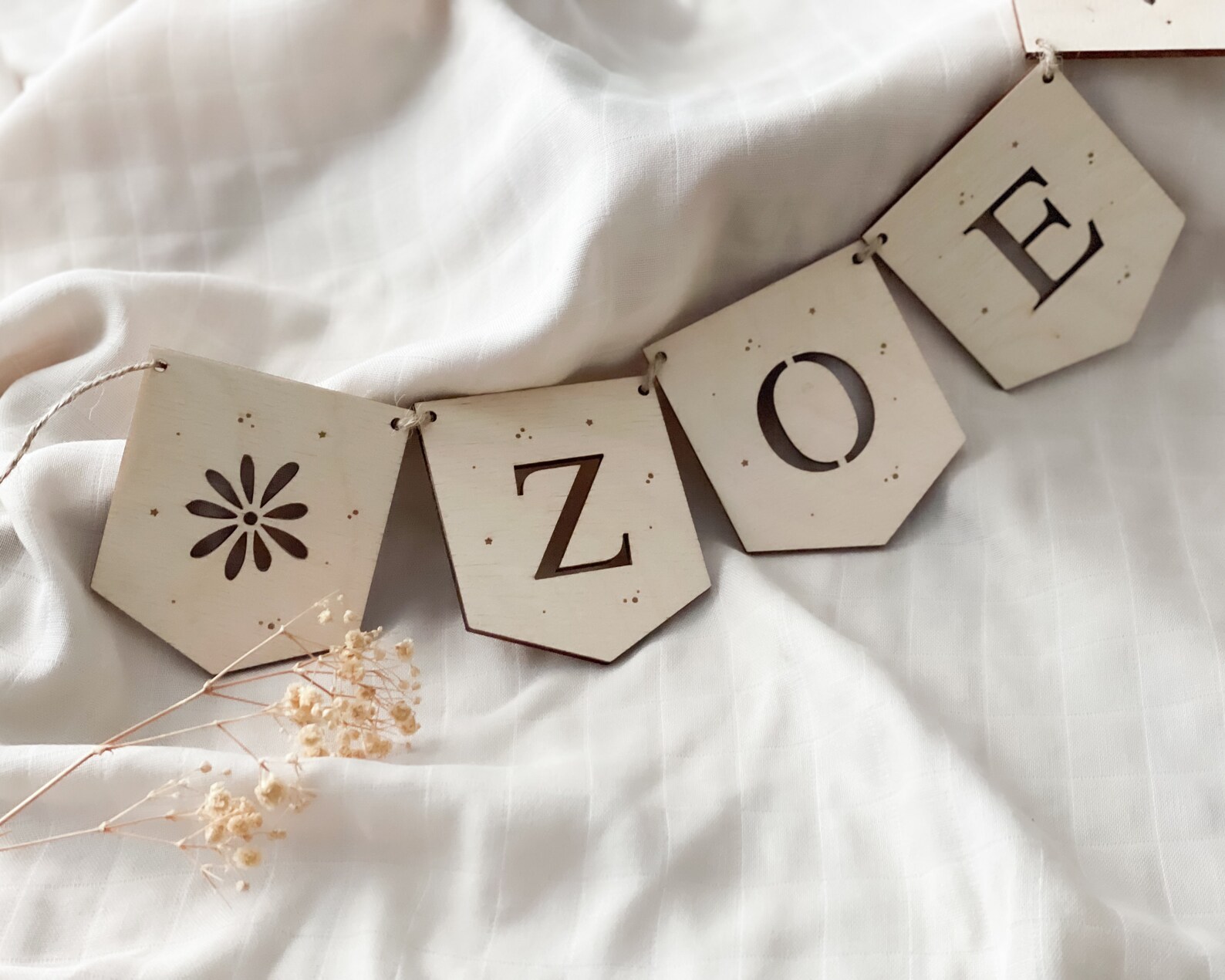 Name Garland, Wooden Letters, Personalized Garland, Baby Room Banner ...