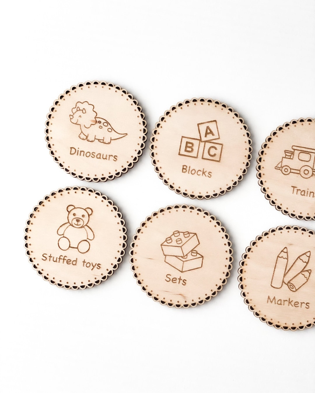 Toy Storage Labels for Trofast, Wooden Trofast Labels, Playroom Storage ...