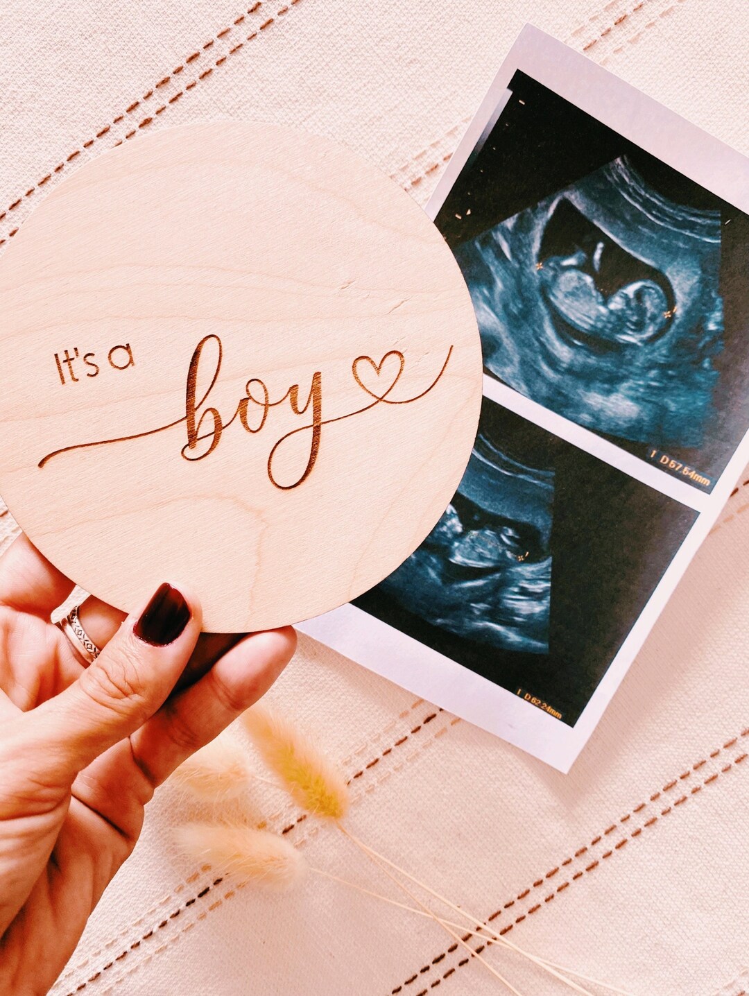 It's a Boy Sign Wooden Gender Announcement Sign Baby - Etsy