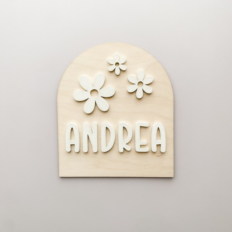 Personalized Wall Height Chart for Kids Floral Growth Chart - Etsy