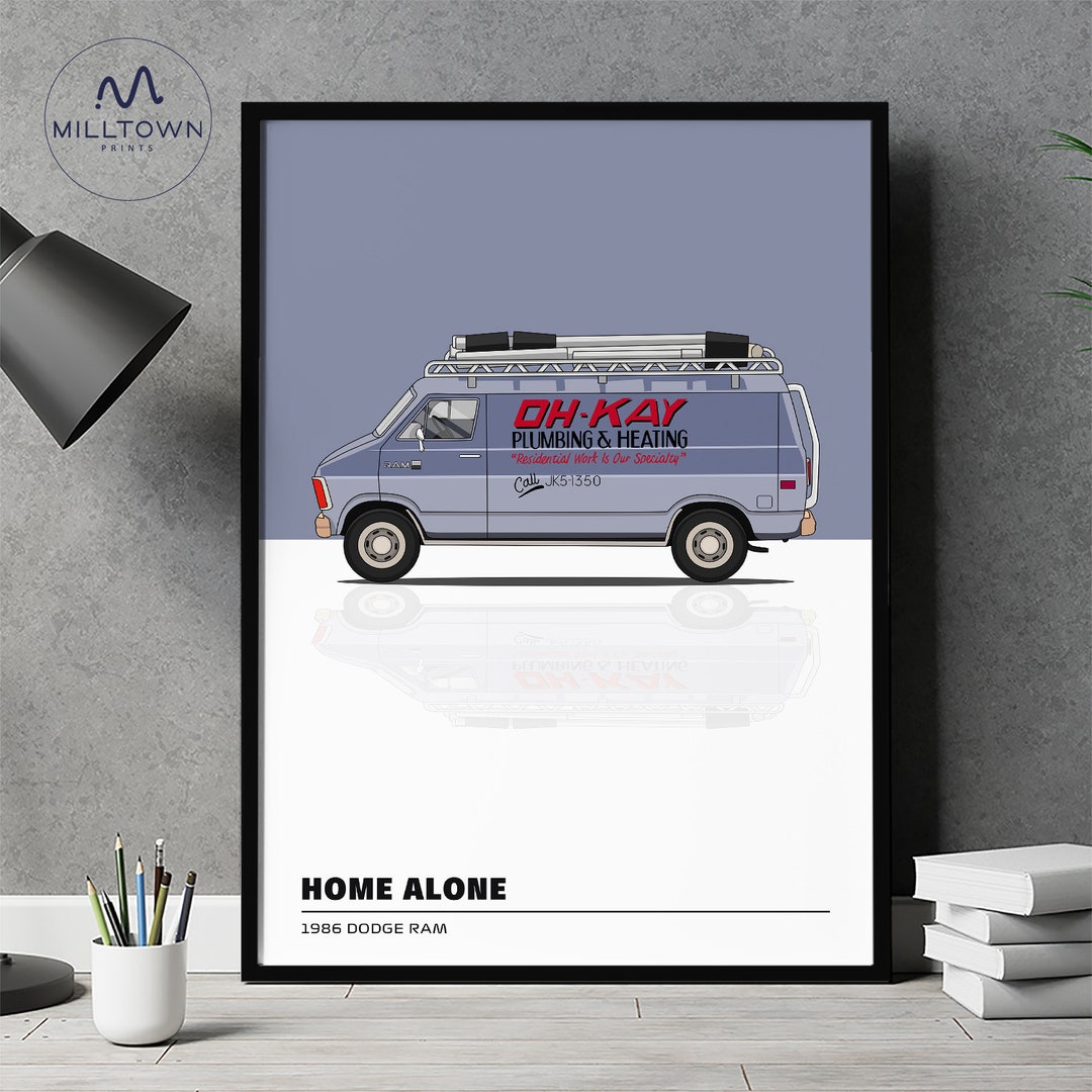 Wet Bandits Home Alone Vehicle Van Print, Movie Poster, Artwork. - Etsy