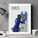 Kante Minimalist Art Print Poster Chelsea Champions League Artwork - Etsy