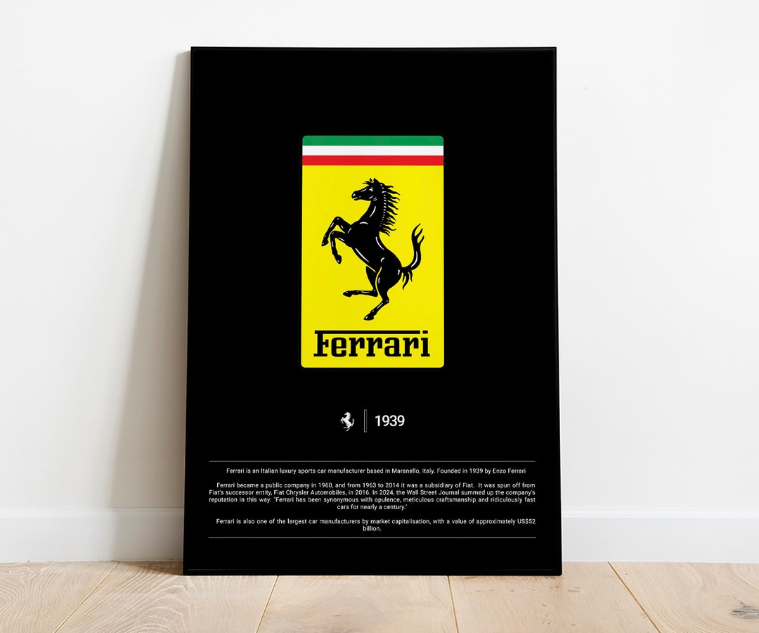 Ferrari Origins Art Print, Poster, Origins B - Etsy