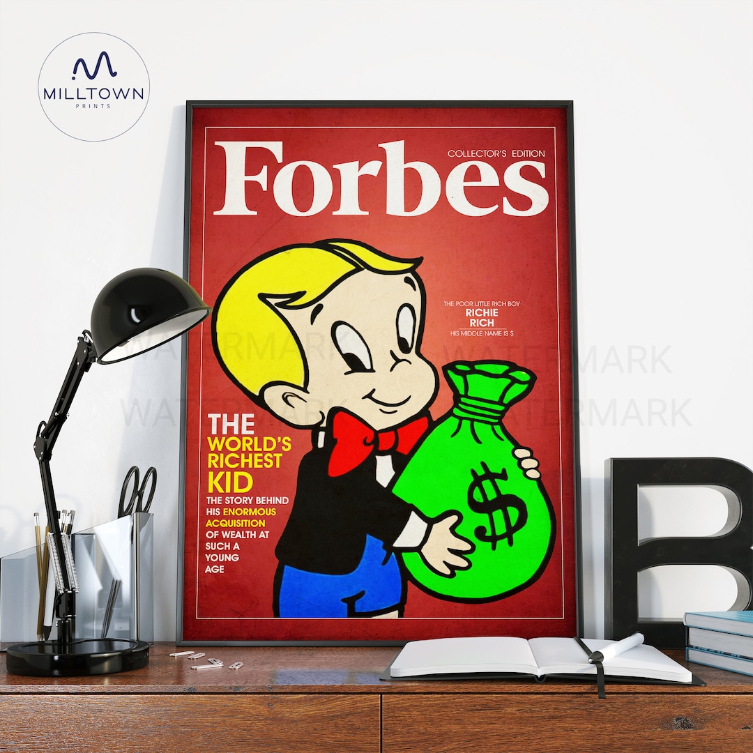 Richie Rich Art Print, Print Poster Artwork, Framed, Wall Art, Home ...
