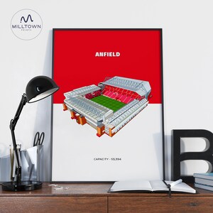 Anfield Football Stadium Print Poster - Etsy