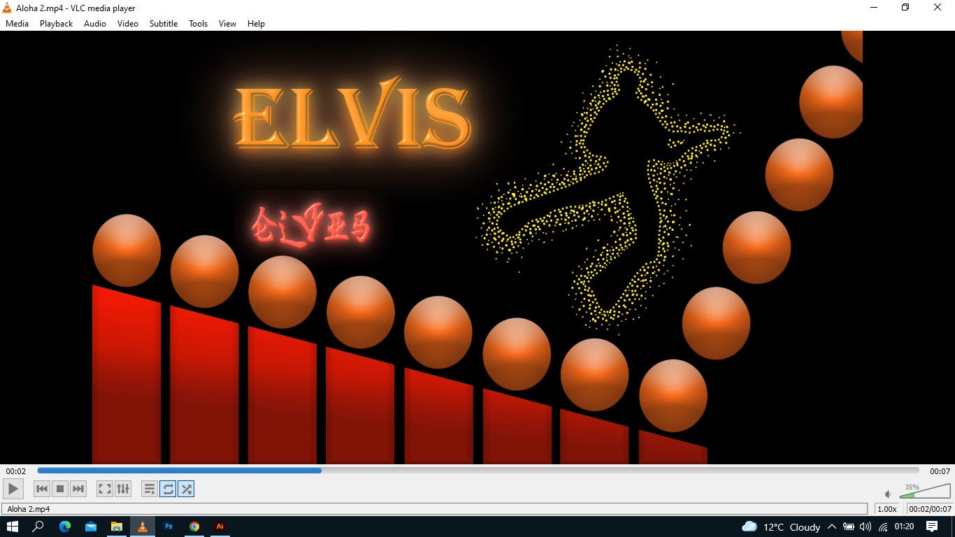 Elvis Aloha 1080p High Resilution Looping Video for Elvis Tribute Shows ...