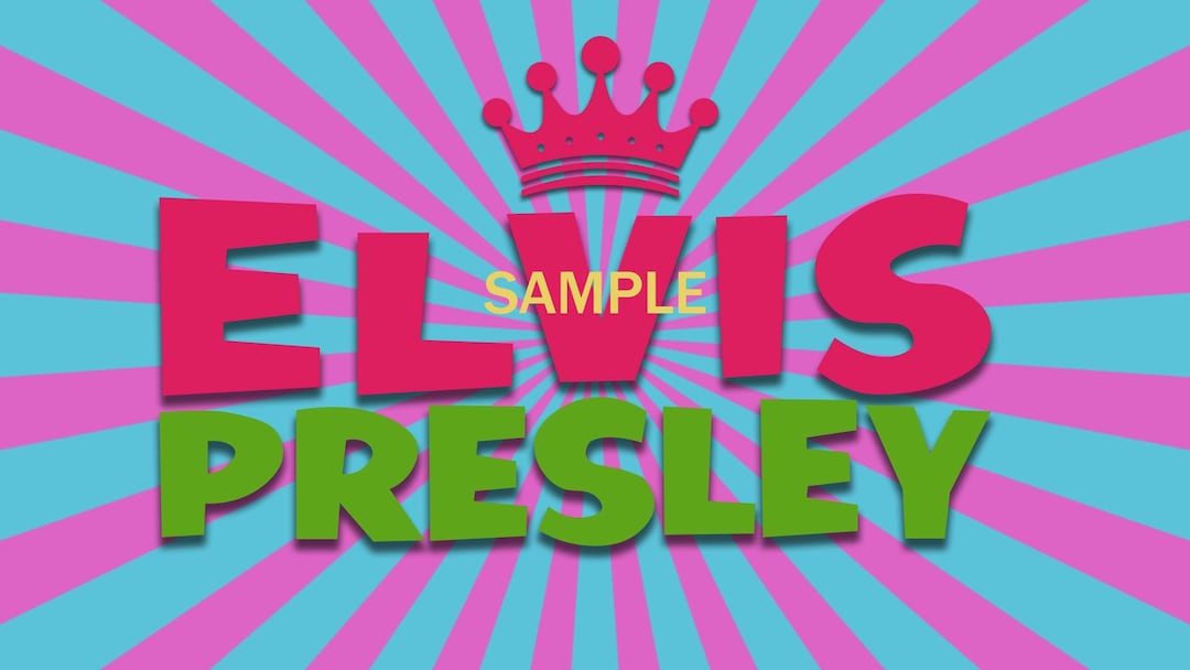 Elvis 56 Retro Style 1080p HD Looping Video and Still Image Pack for ...