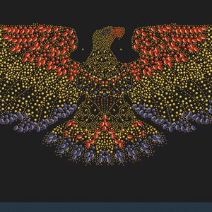 Elvis Aloha Eagle Cape Jumpsuit Stud Placement Pattern PDF Files Fully ...