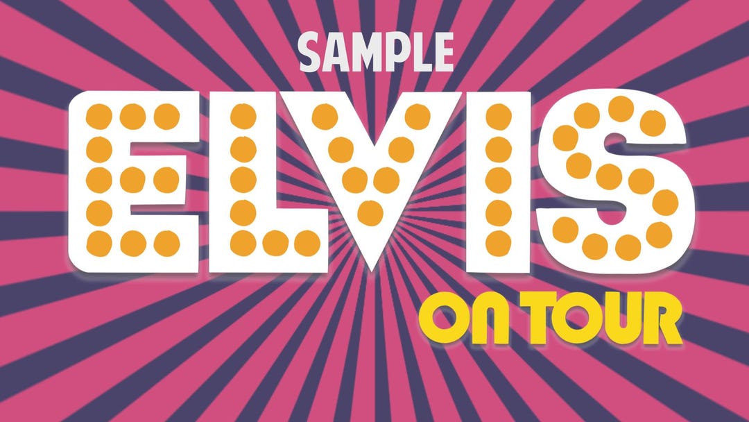 Elvis on Tour Version 2 1080p HD Looping Video and Still Image Pack for ...