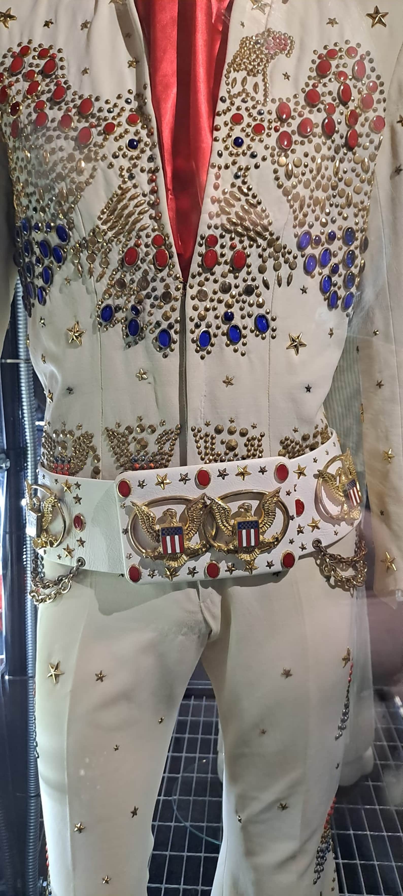 Elvis Aloha Eagle Jumpsuit Stud Placement Pattern With Waist Band PDF ...