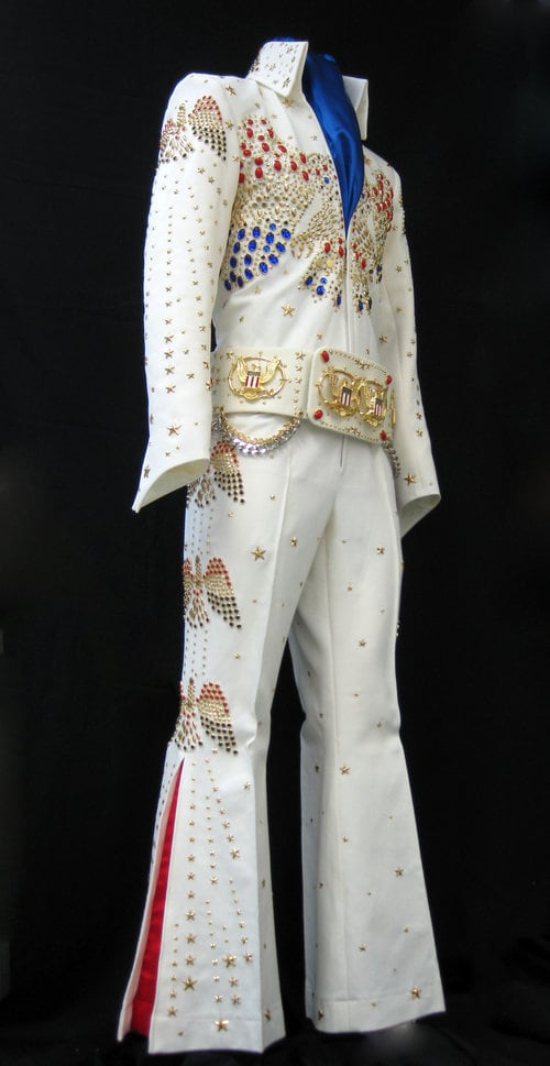 Elvis Aloha Eagle Jumpsuit Stud Placement Pattern With Waist - Etsy