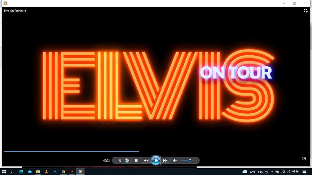 Elvis on Tour 1080p High Resilution Looping Video for Elvis Tribute ...