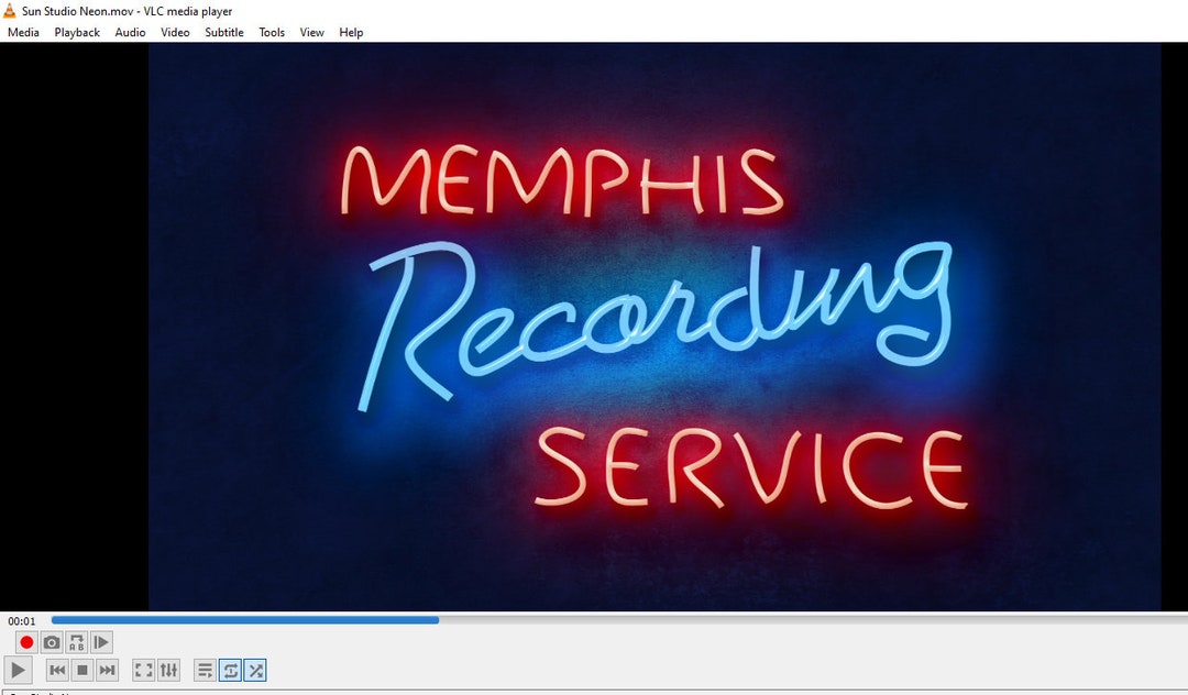 Sun Studio Neon 1080p High Resilution Looping Video for Elvis Tribute ...