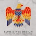 Elvis Aloha Jumpsuit Eagle T Shirt Design SVG Tshirt Cut File Circut ...