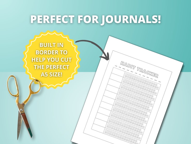 Circle Habit Tracker - Printable Page 2026 | Colouring in Bullet ...