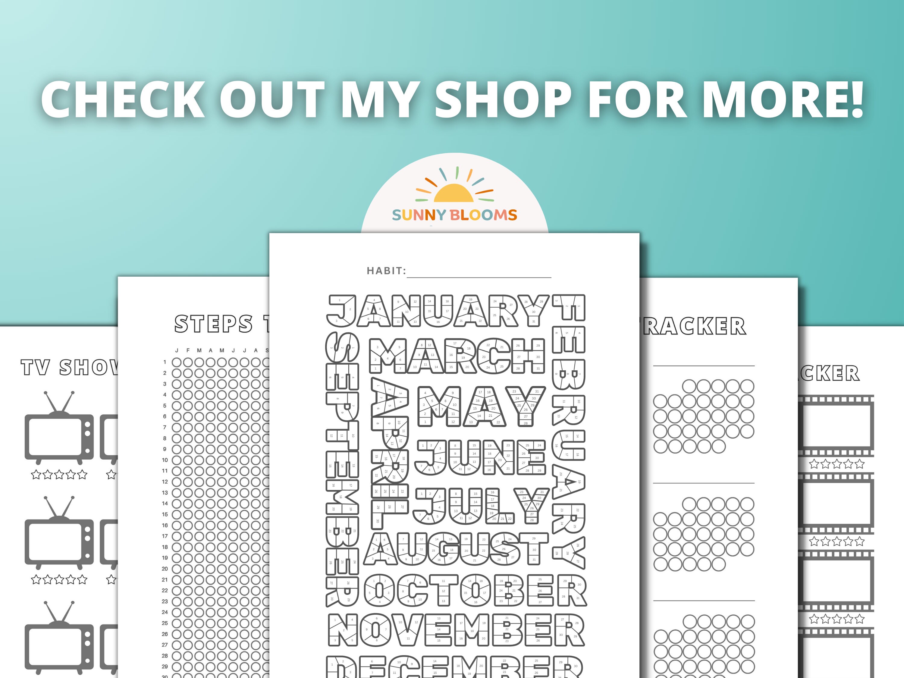 Circle Screen Time Tracker Printable Journal Page Coloring in Bullet ...