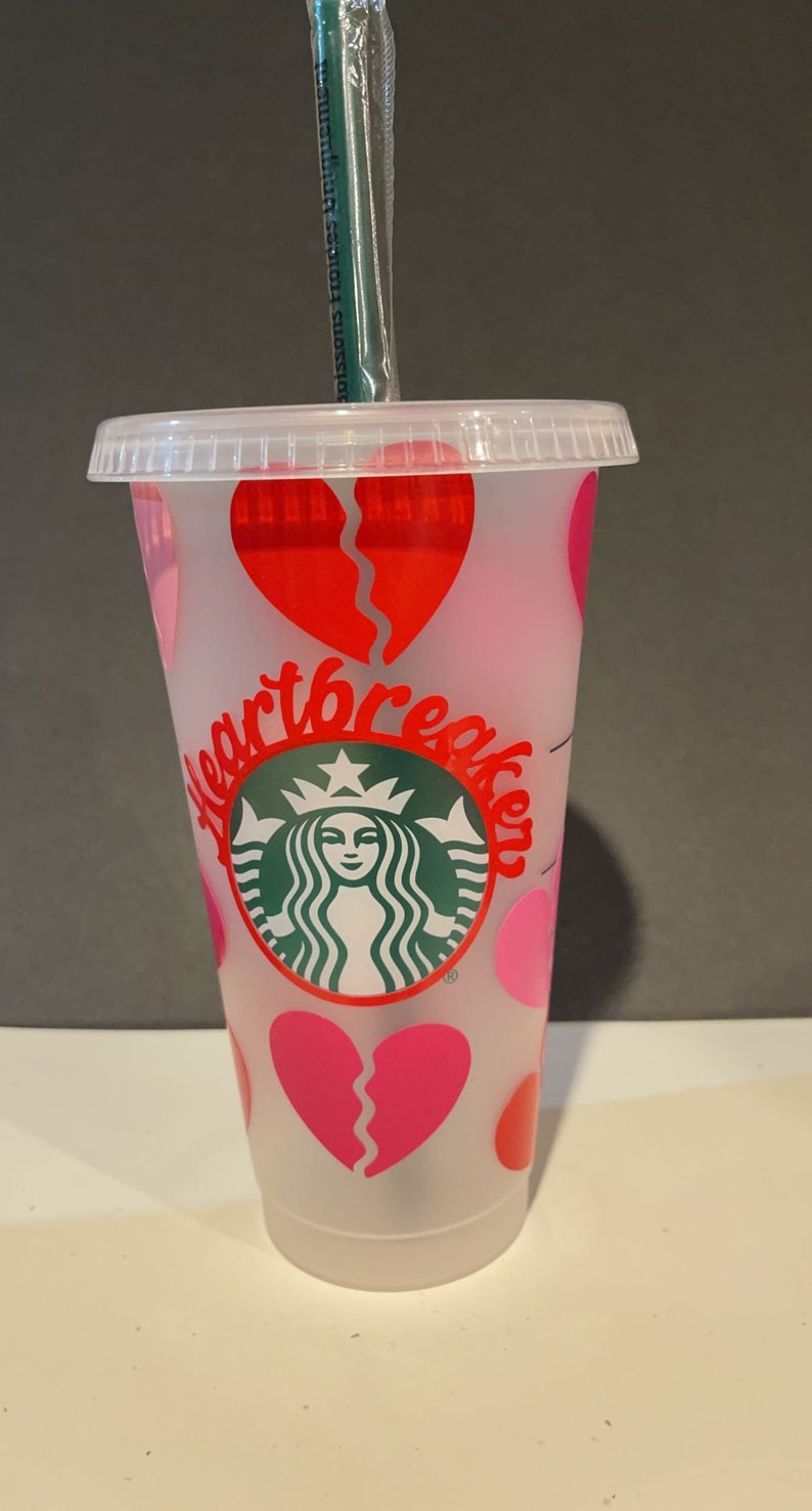 Heart Breaker Starbucks Cup - Etsy