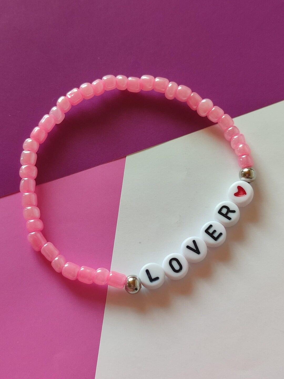 Customizable Valentine's Bracelets-handmade & Colorful/the Sweetest ...