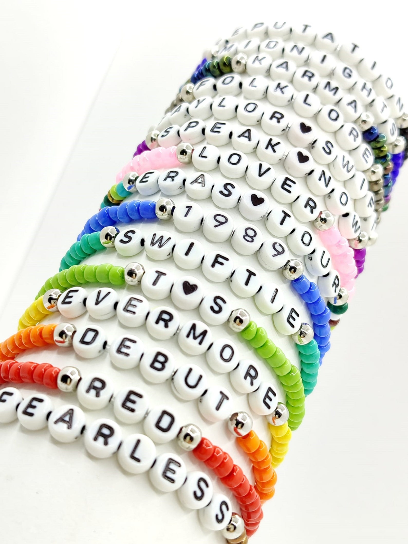 Eras Tour Friendship Bracelet: Custom Name, Album Inspired - Etsy