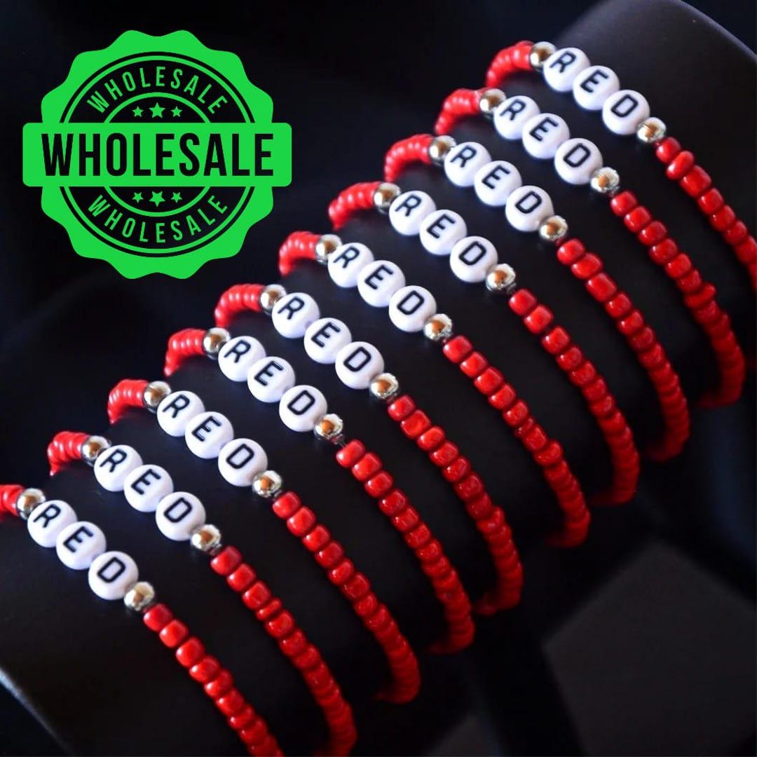 Custom Beaded Bracelets: Personalized Event Favors, Bulk Charity Gifts ...