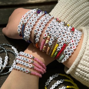 Eras Tour Friendship Bracelet: Custom Name, Album Inspired - Etsy