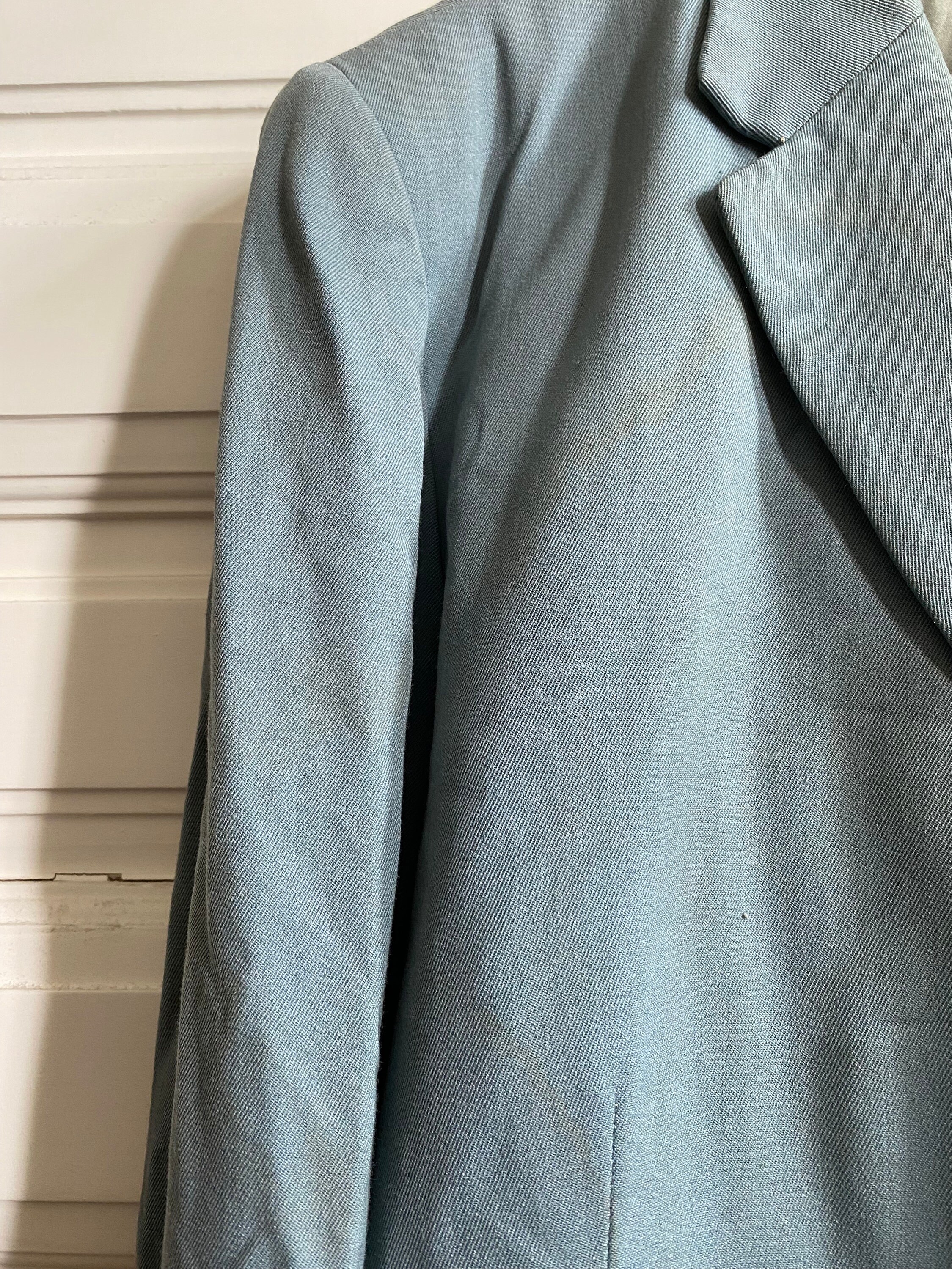 1940s Jazz-age Teal-blue German Two-piece Suit - Etsy