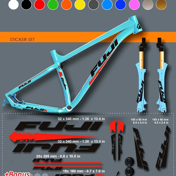 Bike Frame Decal - Etsy